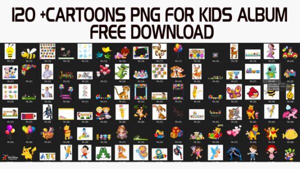 120+ Cartoons Png for kids Album Free Download - Paridhi Artography