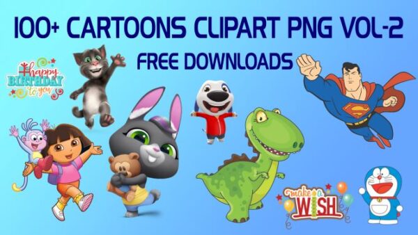 100+ Cartoons ClipArt png Vol-2 Free Downloads - Paridhi Artography
